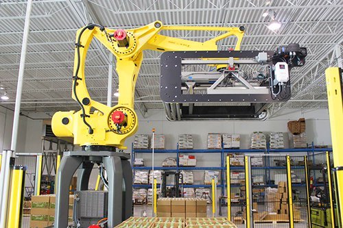 Palletizing & Depalletizing Robotics | Shipbuilding Automation